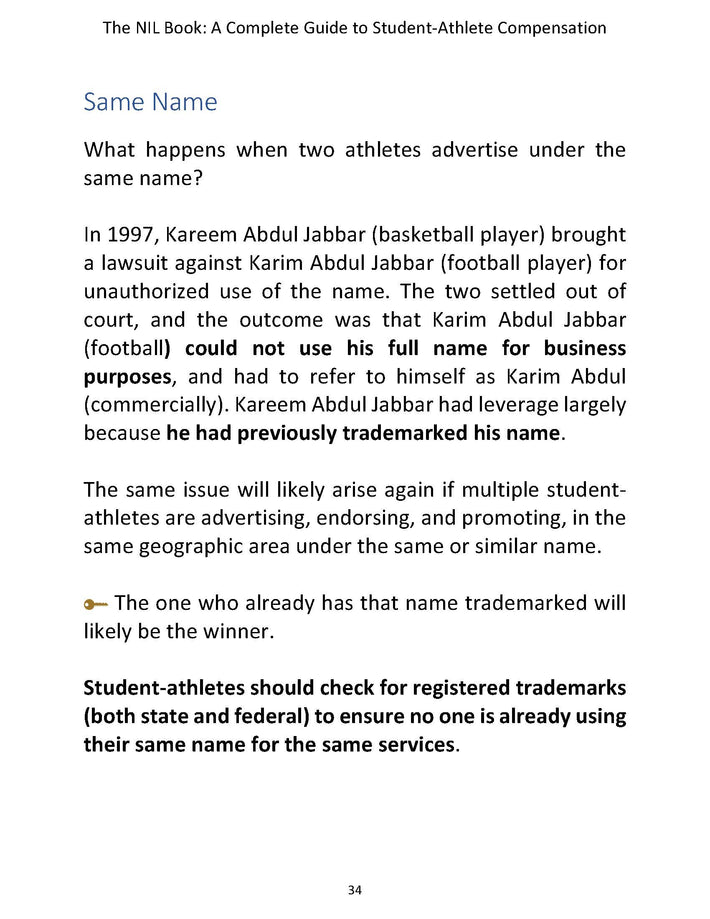 The NIL Book: A Complete Guide to Student-Athlete Compensation